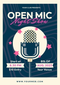 open mic template | PosterMyWall