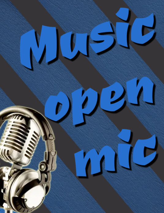 open mic Template | PosterMyWall