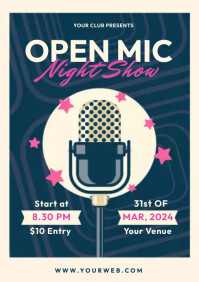 open mic template | PosterMyWall