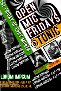 Open Mic Concert template | PosterMyWall