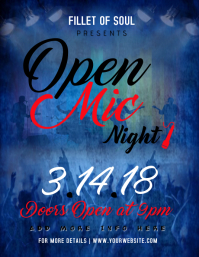 Open Mic Night Template | PosterMyWall