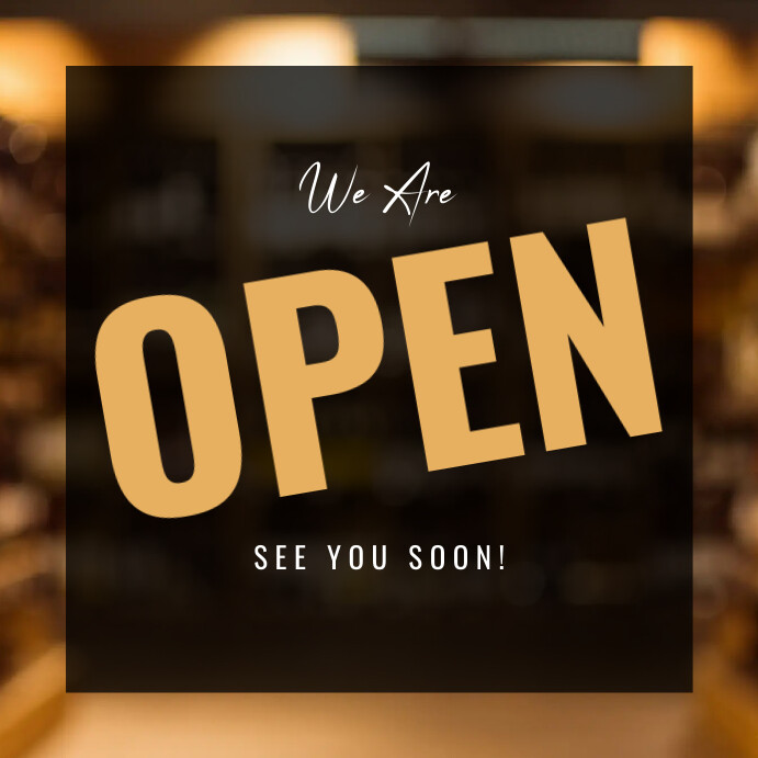 Open Poster Template | PosterMyWall