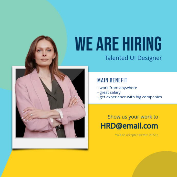 Open Recruitment Template | PosterMyWall