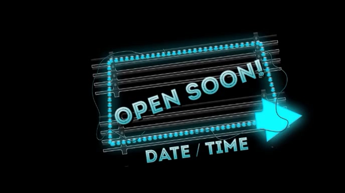 OPEN SOON Template | PosterMyWall