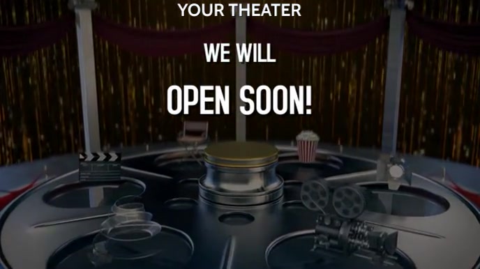 OPEN SOON Template | PosterMyWall