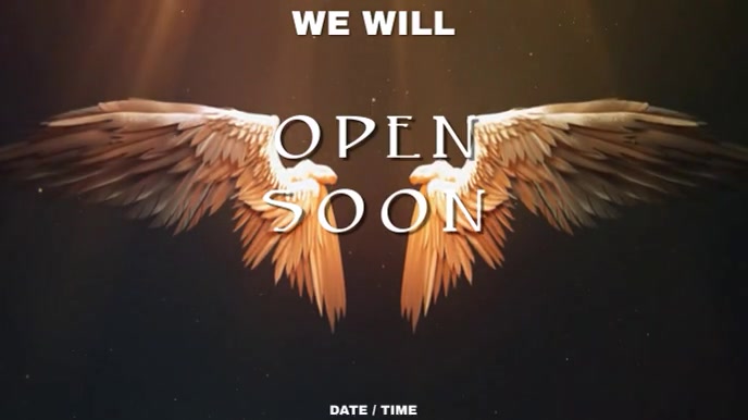 OPEN SOON Template | PosterMyWall