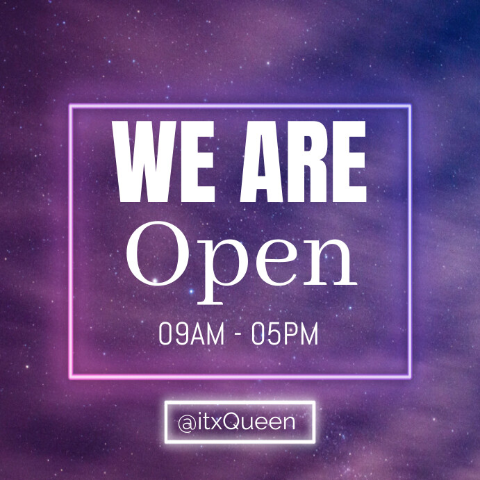 Open template | PosterMyWall