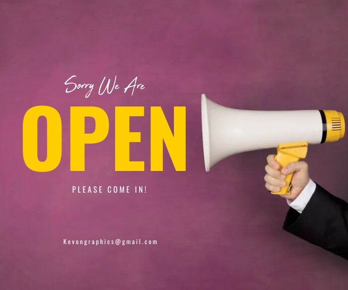 Open template | PosterMyWall