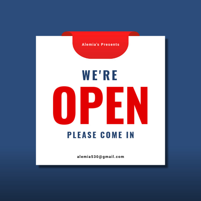 Plantilla de Open Template | PosterMyWall