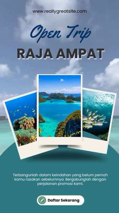 Plantilla de open trip template | PosterMyWall