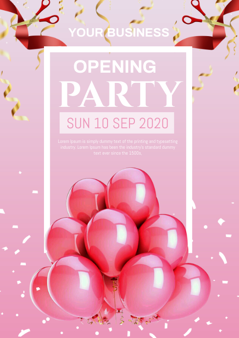 opening ceremony Template | PosterMyWall