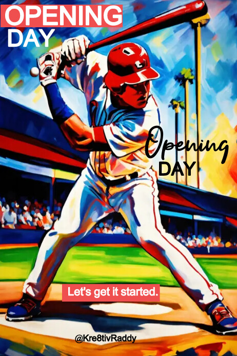 Opening Day Template | PosterMyWall