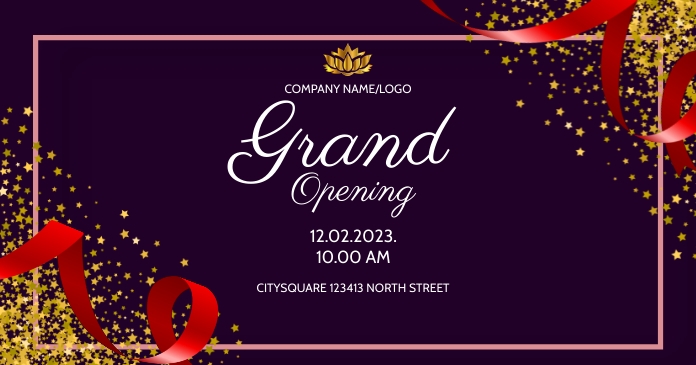 OPENING Template | PosterMyWall