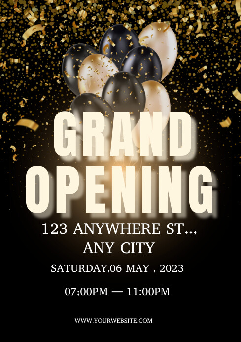 opening Template | PosterMyWall