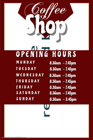Customizable Design Templates for Coffee Shop | PosterMyWall