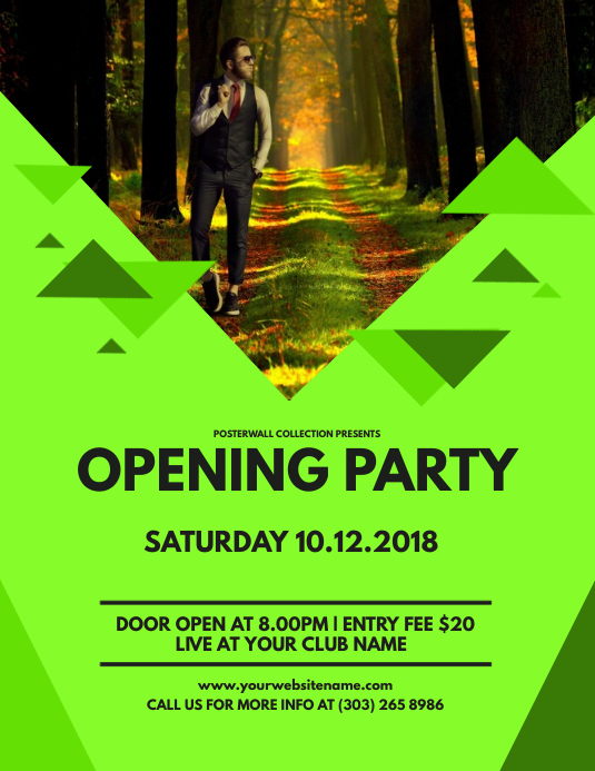 Opening Party Flyer Template | PosterMyWall