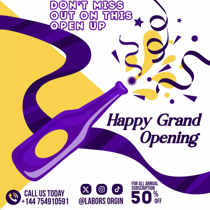 Copy of Opening poster | PosterMyWall