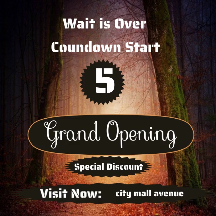 opening sale instagram vide post Template | PosterMyWall