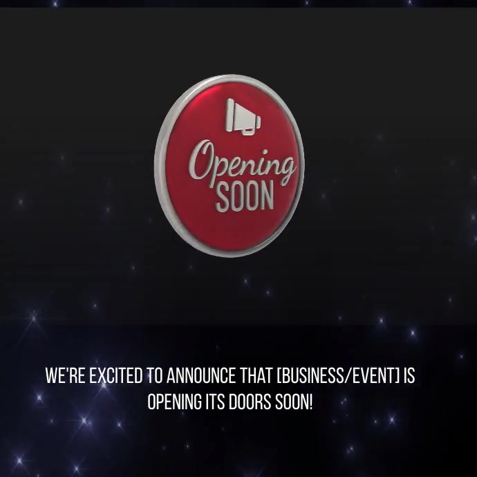 Copy of Opening soon badge template | PosterMyWall