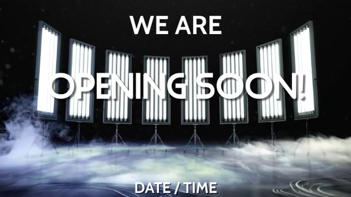 OPENING SOON Template | PosterMyWall