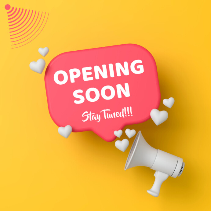 Plantilla de Opening Soon | PosterMyWall