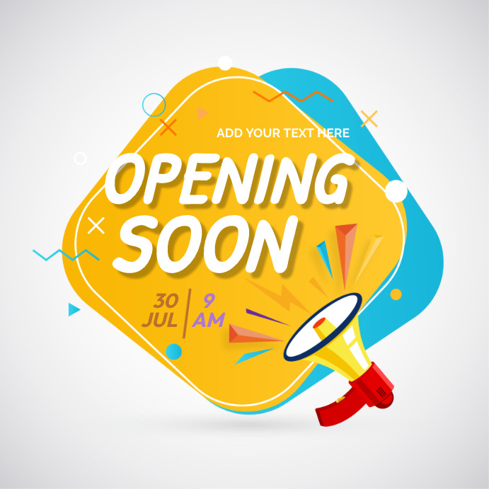 Plantilla de OPENING SOON | PosterMyWall