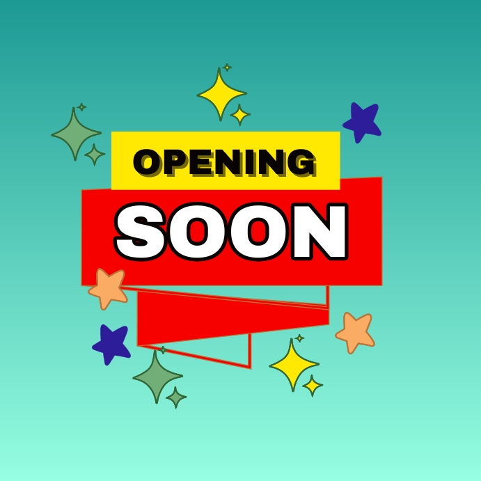 Plantilla de Opening Soon | PosterMyWall
