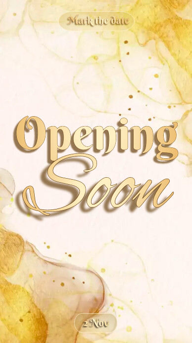 Plantilla de opening soon | PosterMyWall