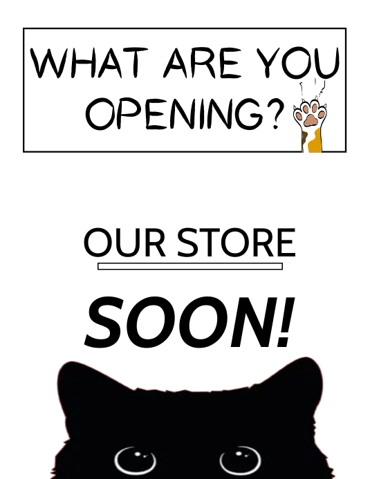 OPENING SOON Template | PosterMyWall