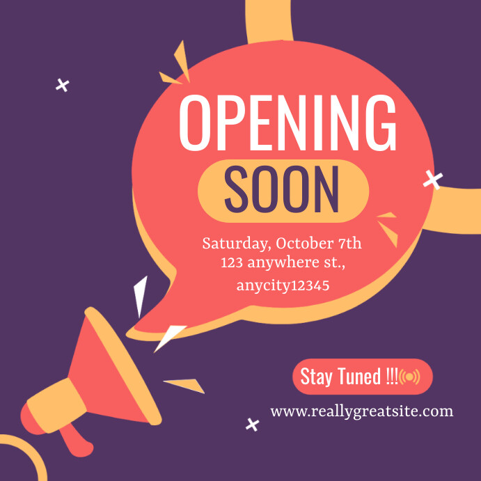 Opening Soon Template | PosterMyWall