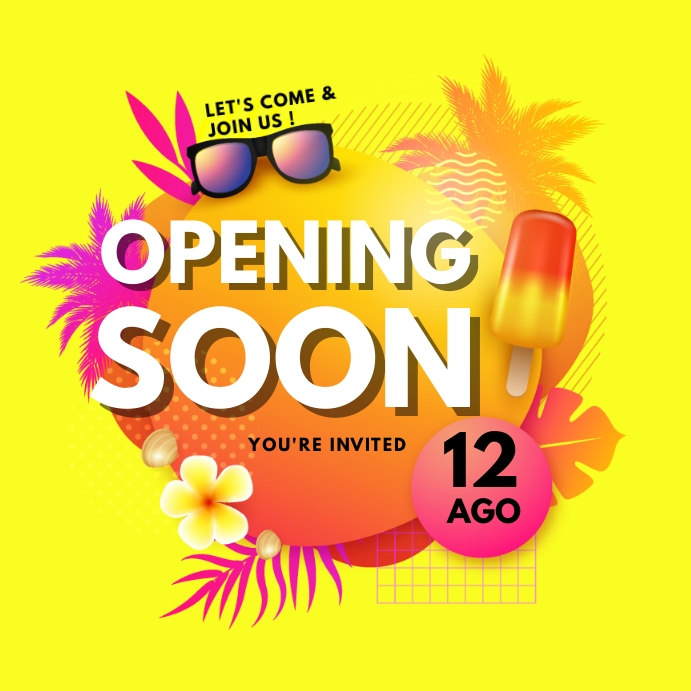 Opening Soon Template | PosterMyWall