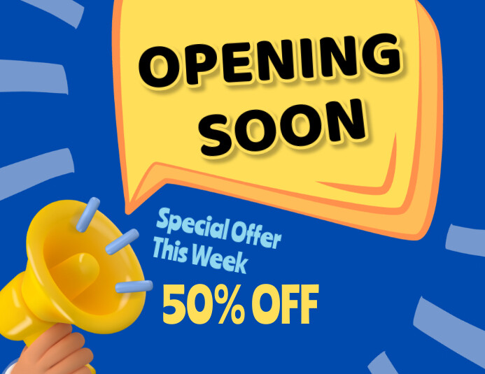 Opening Soon Template | PosterMyWall
