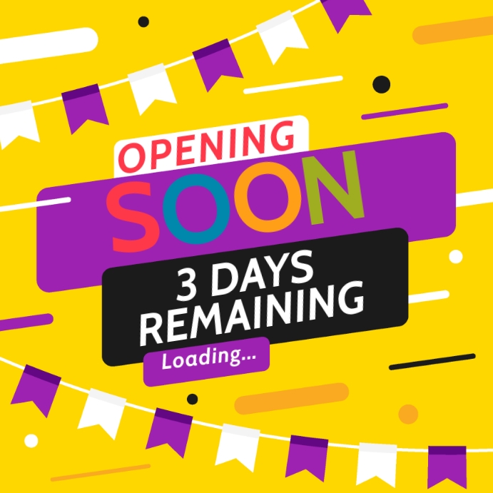 Opening Soon Instagram Post Template | PosterMyWall