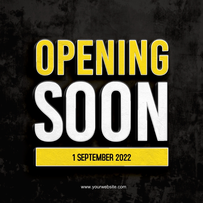Opening Soon Instagram Template | PosterMyWall