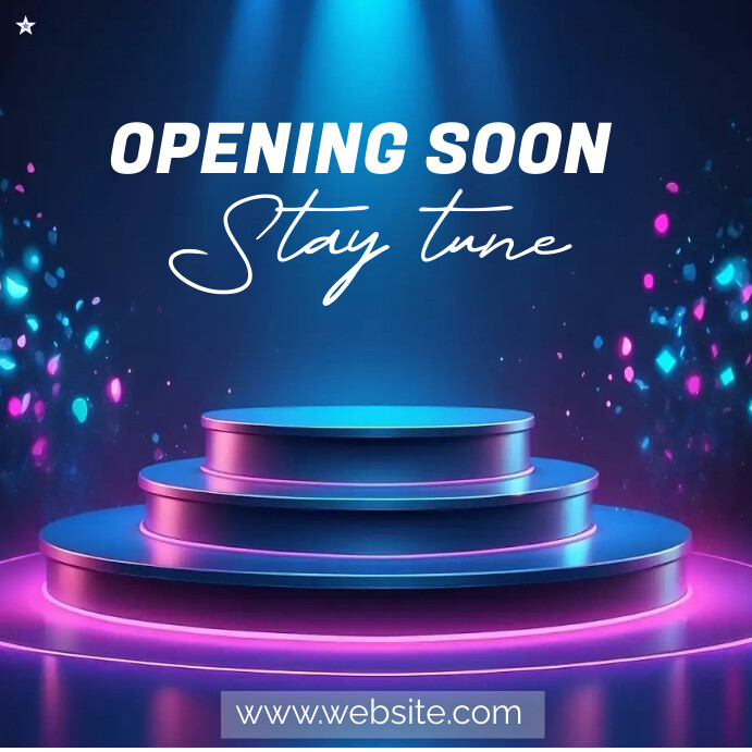 opening soon stay tune Template | PosterMyWall