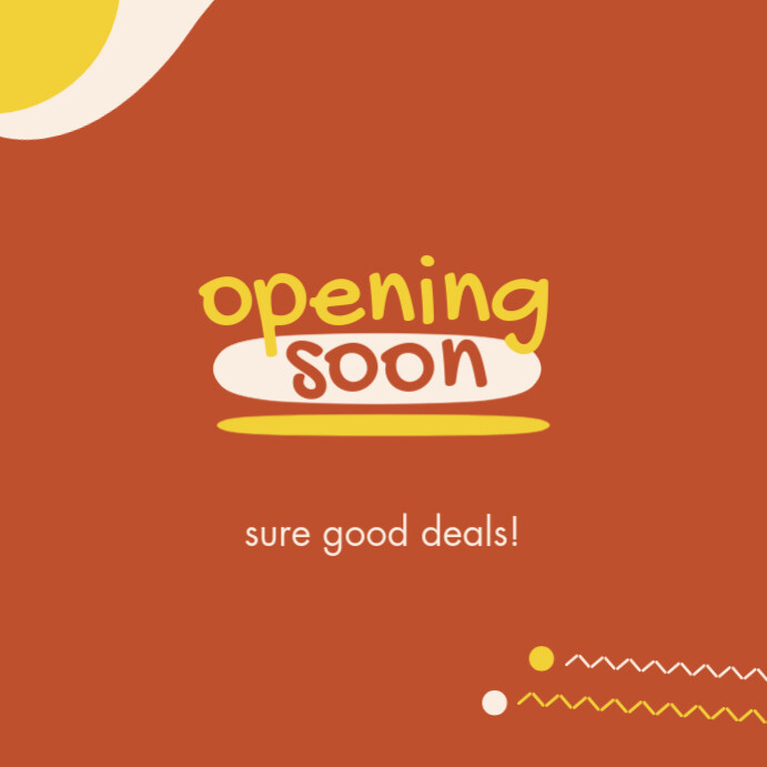 Opening Soon Tag Templates | PosterMyWall