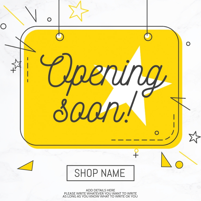 Copy of Opening Soon Template | PosterMyWall