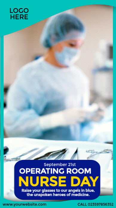 Copy of Operating Room Nurse Day Design Template | PosterMyWall