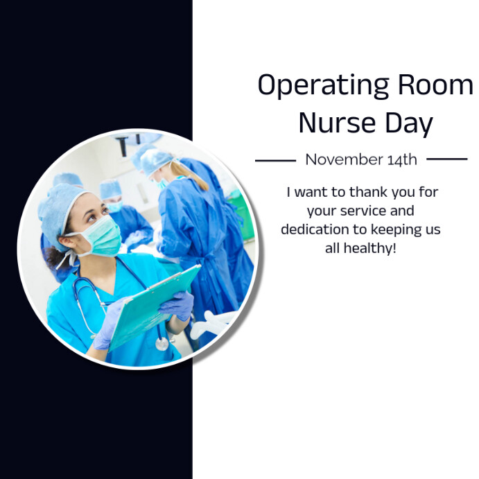 Copy of Operating Room Nurse Day | PosterMyWall