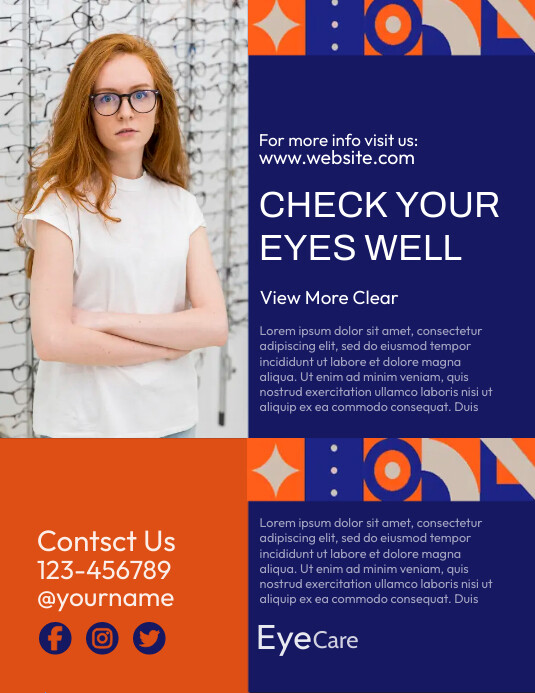 Ophthalmologist template design | PosterMyWall