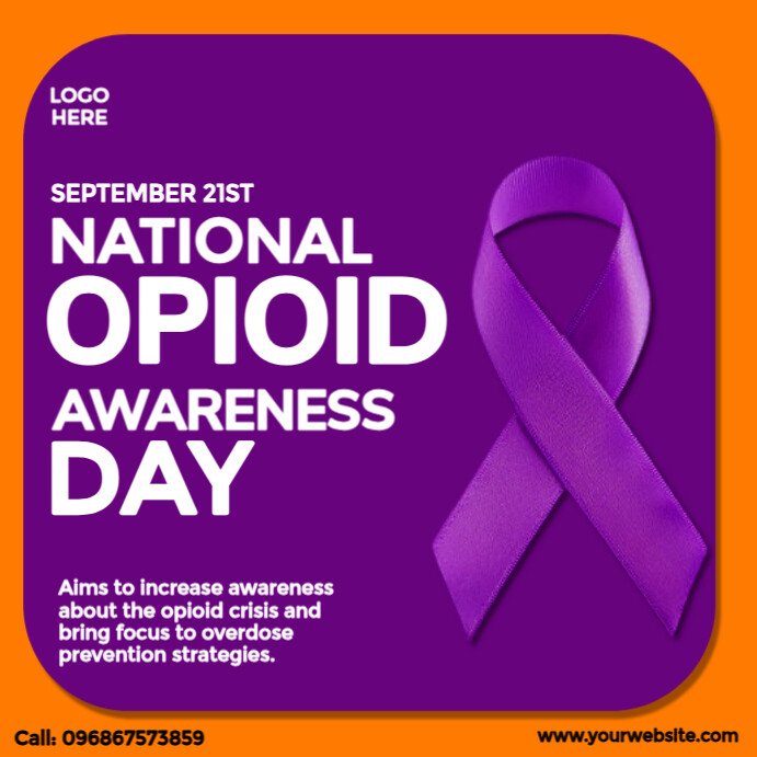 Opioid Awareness Day Template | PosterMyWall