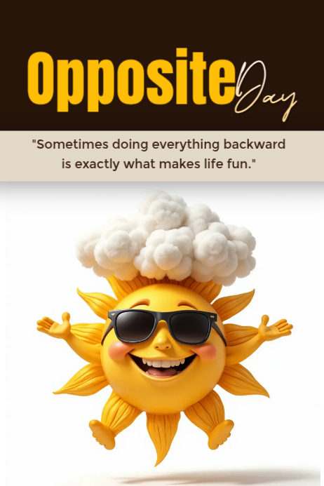 Opposite day Template | PosterMyWall