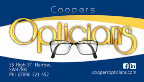 optician business card Template | PosterMyWall