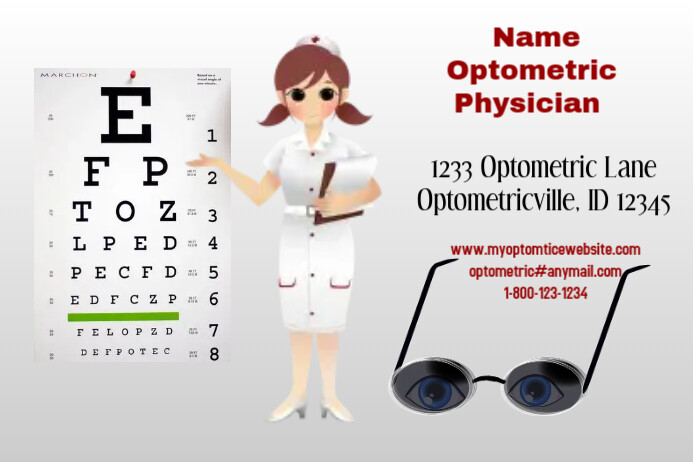 Optometric Business Card Template | PosterMyWall