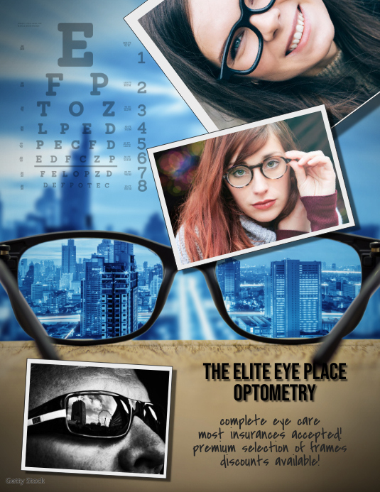 Optometrist Vision Center Flyer Template | PosterMyWall