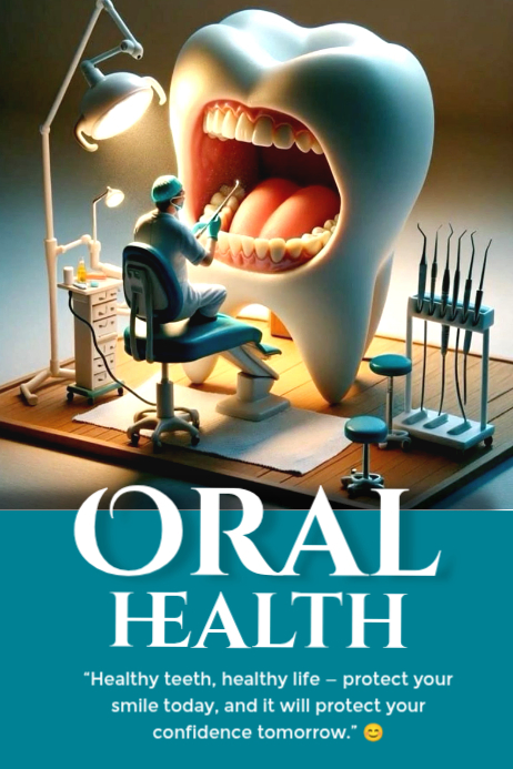 Oral Health Poster Template | PosterMyWall