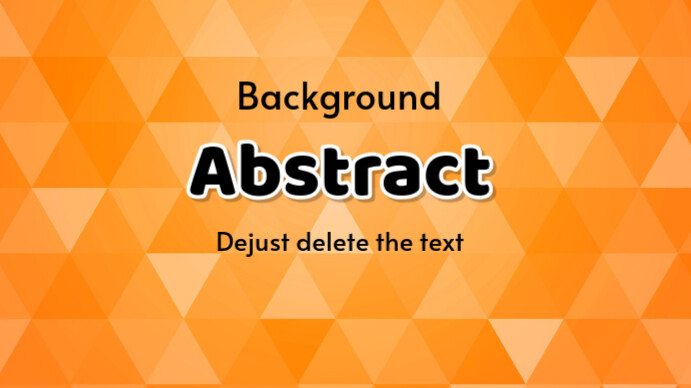 Orange Abstract Background Twitch Overlay Template | PosterMyWall