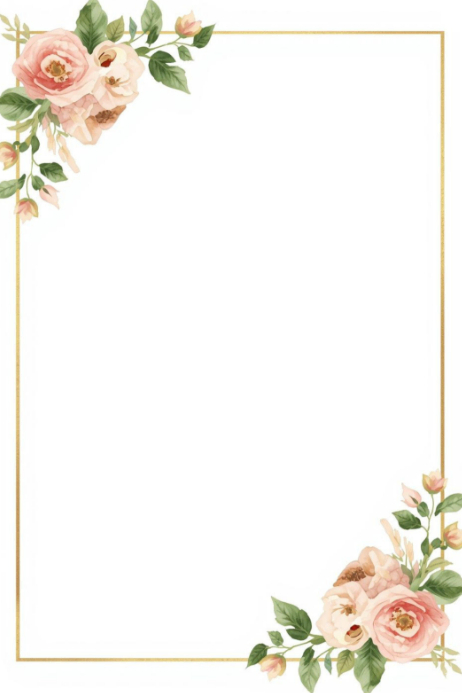 Orange and Green Floral Background Poster Template | PosterMyWall