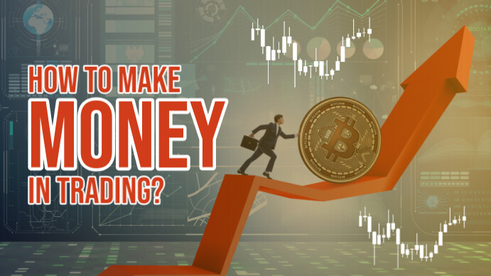 Orange and Green Modern Trading Tutorial YouTube Thumbnail Template ...