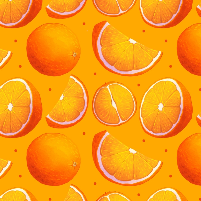 Orange background design template | PosterMyWall